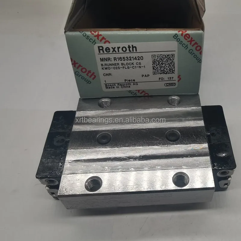 Original Rexroth Linear Guideway Runner Block R165343920 R1653-439-20 ...