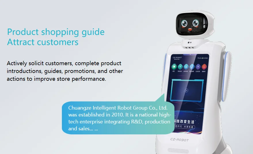 Large Screen Voice Interaction Robot Equipped With Face Recognition ...