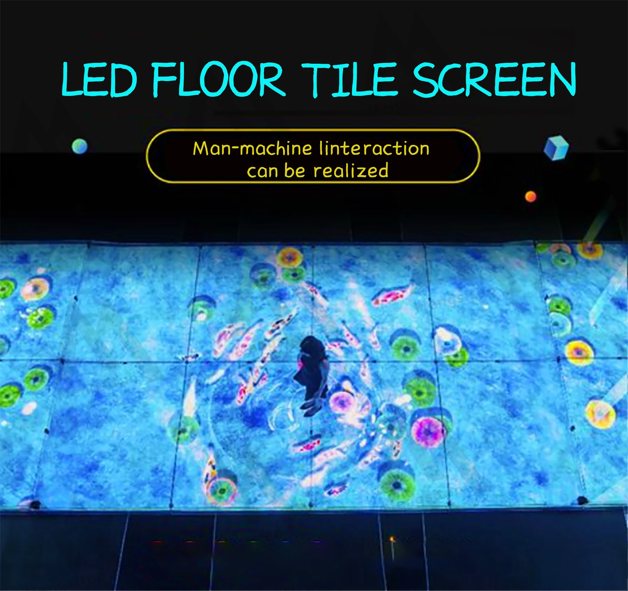 Dance Floor Screen Stage Floor Tile Screen P3.9 Led Intelligent ...