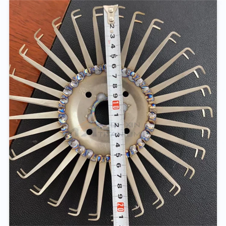 Electroplate Anodizing Gr2 Titanium Disc Rack - Buy Titanium Disc Rack ...