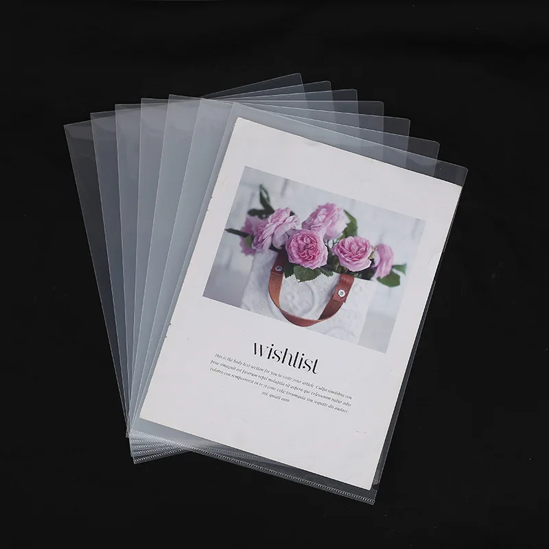 Extra Thickness Customized Printed Plastic Clear Transparent Doc Paper ...