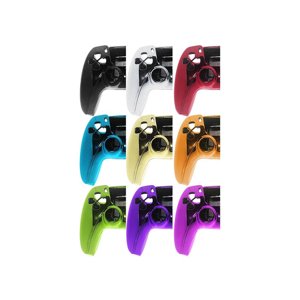 Rosa-red Color For Ps5 Gamepad Games Controller Chrome Front Back Case ...