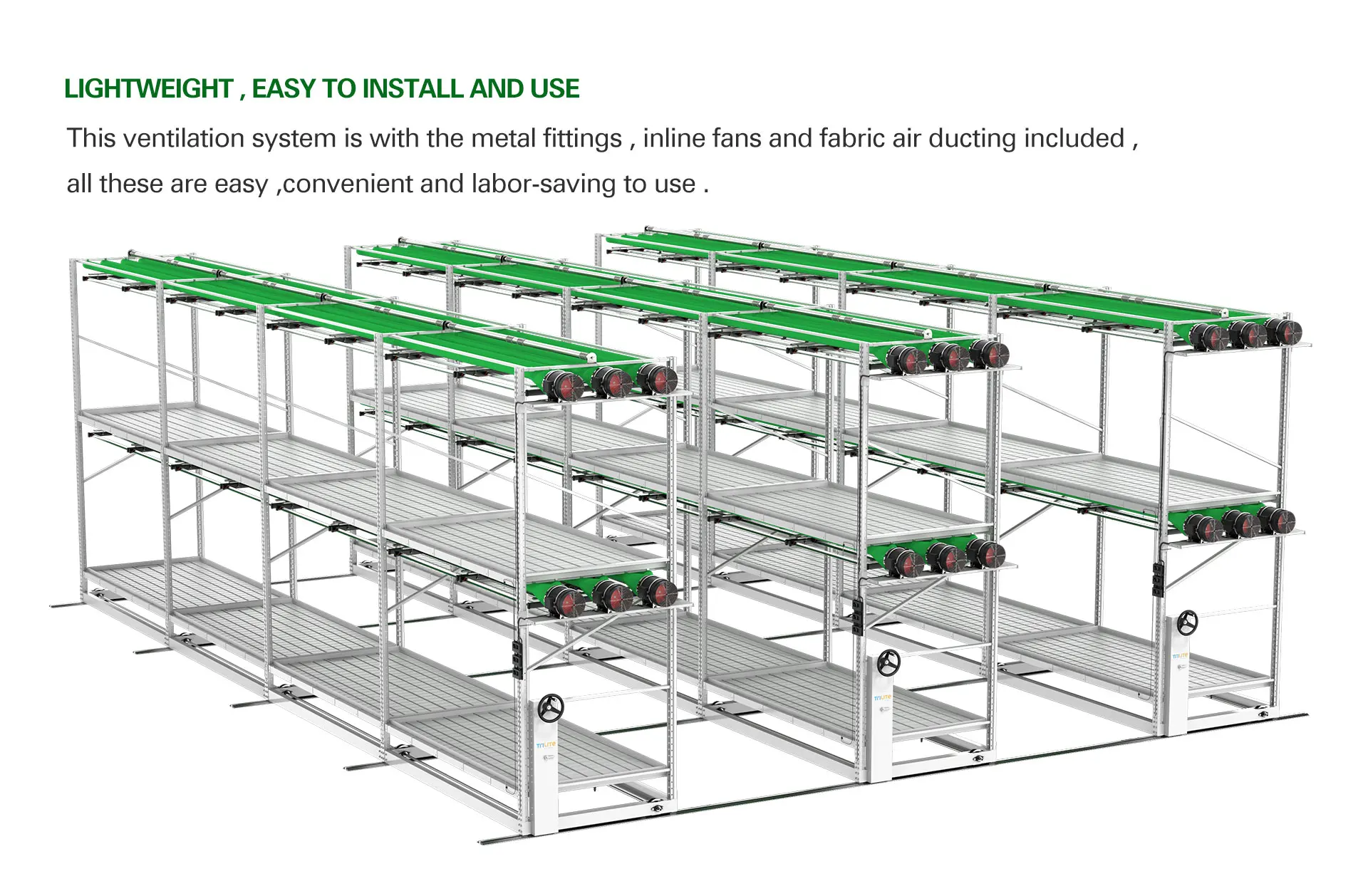 Wholesale Price Hydroponics System Medical Plants Vertical Mobile Grow ...