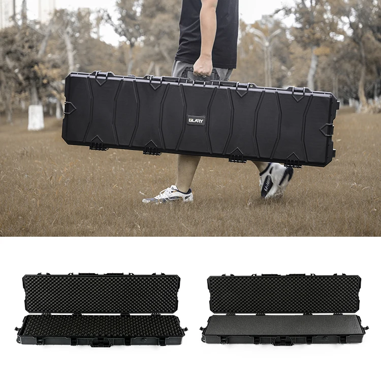 GLARY Heavy Duty Rugged Gun Storage Case Box IP67 Waterproof