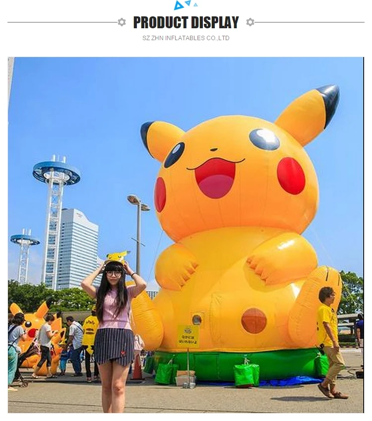 Big Inflatable Pikachu - Buy Comic-con Pikachu Model,Pikachu Outdoor ...