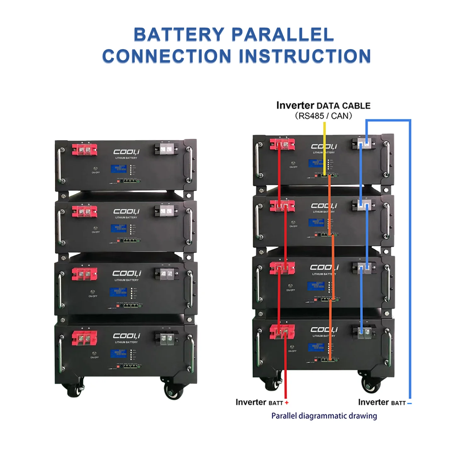 48v 20ah Lithium Ion Battery High Capacity 50KWH Stackable Power Bank ...