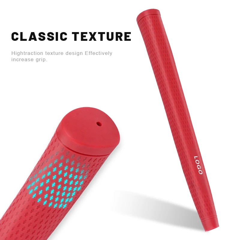 Customized Logo Red Tpr Golf Putting Grips Use Elastic Lady Golf Grip ...