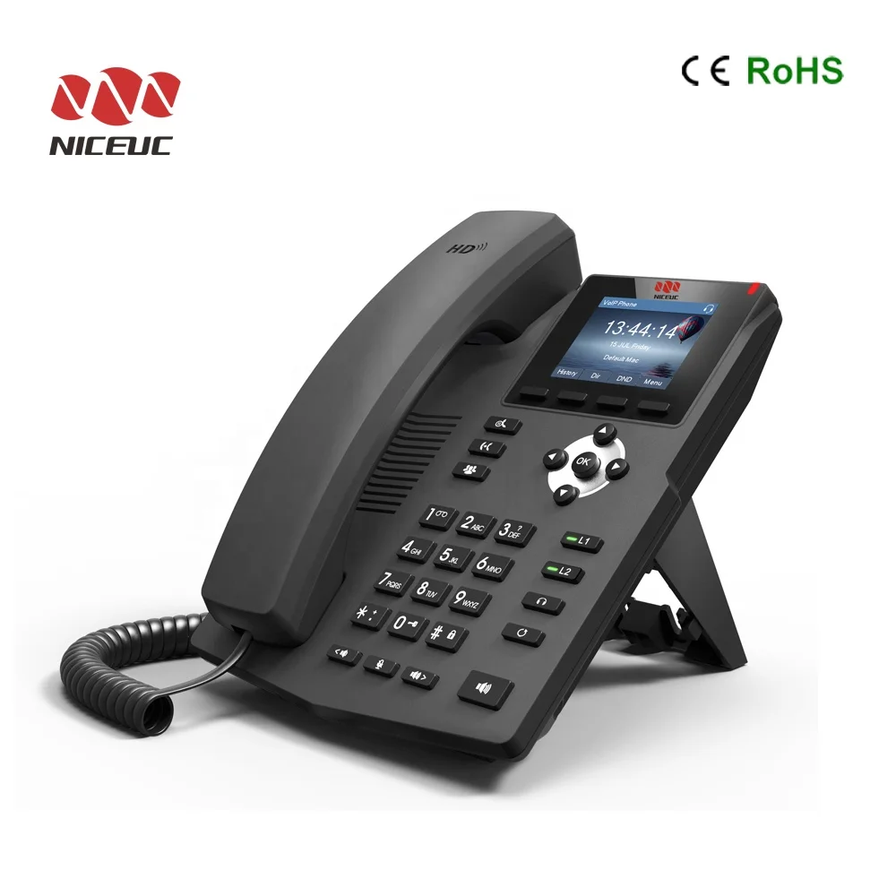 VoIP IP Phone with two SIP Lines & HD Voice| Alibaba.com
