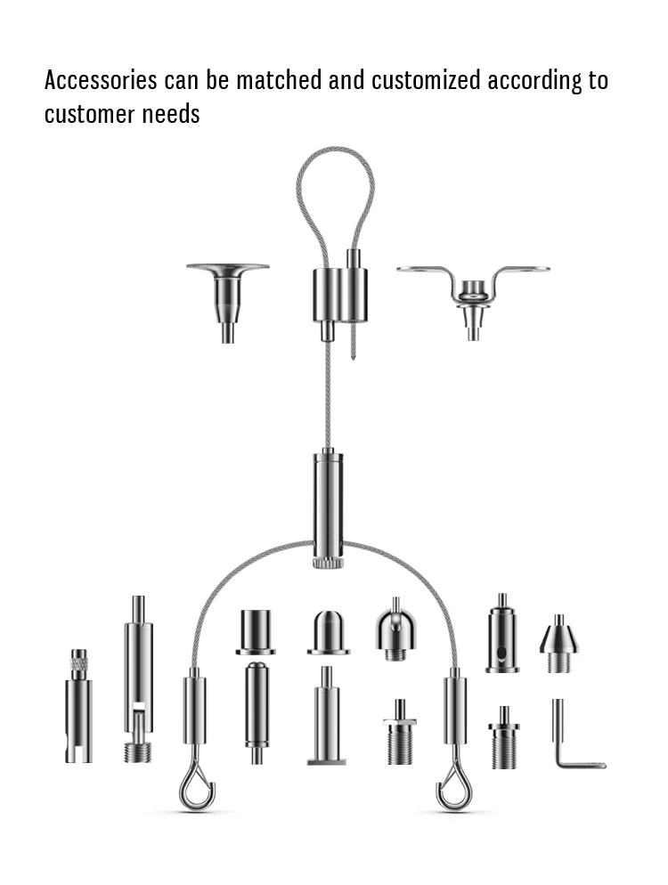 Wholesale Custom Y-Leg Stainless Steel Wire LED Lighting Hardware ...