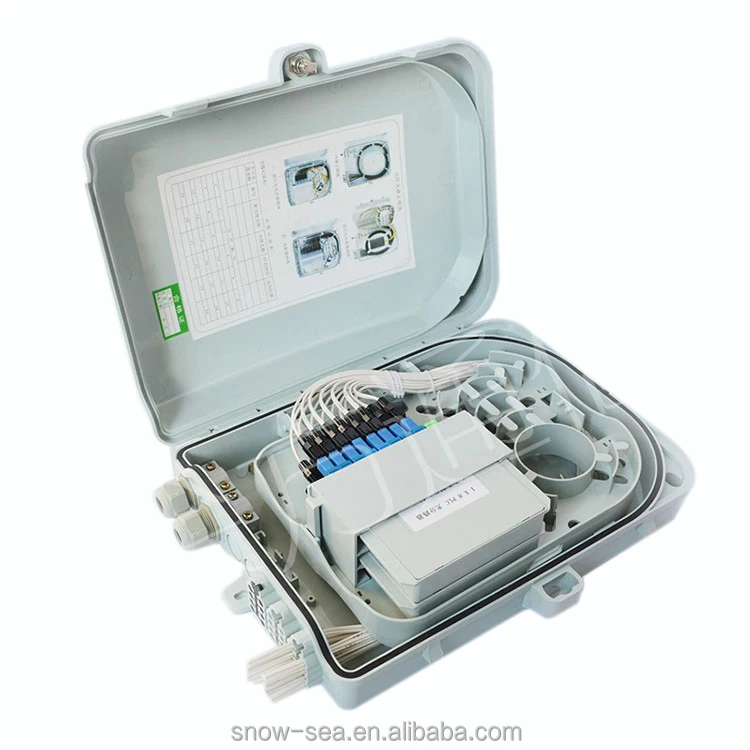 Outdoor Waterproof FTTH 24 Core Fiber Optic Splice Box