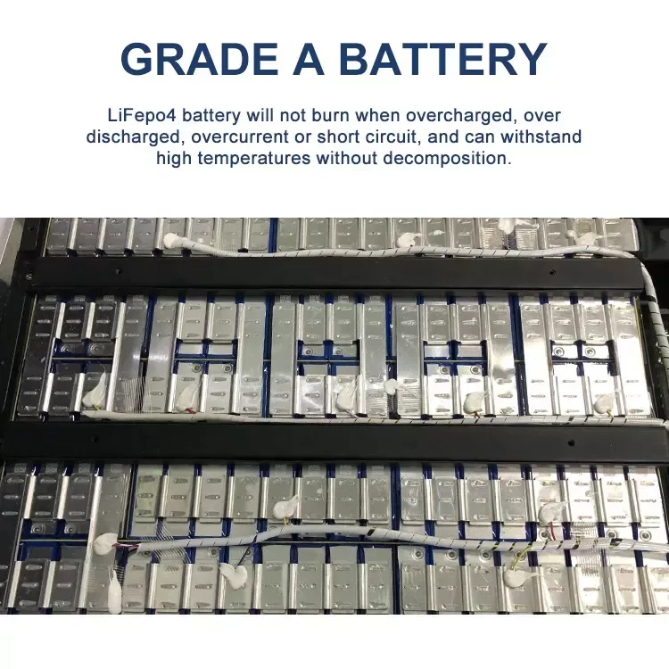 Ess Ups Inverter Rack Cabinet 48v 100ah Lifepo4 Battery 5kwh Lithium Li ...