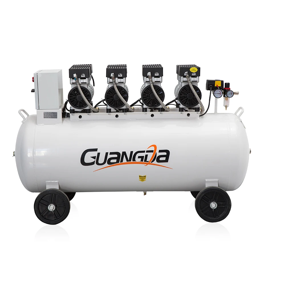 200 liter 200l industrielle öl freie stille kolben luft kompressor ...