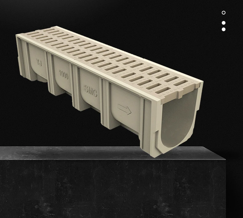 Smc Composite Resin Integrated Gutter Cover Polymer Linear U-shaped ...