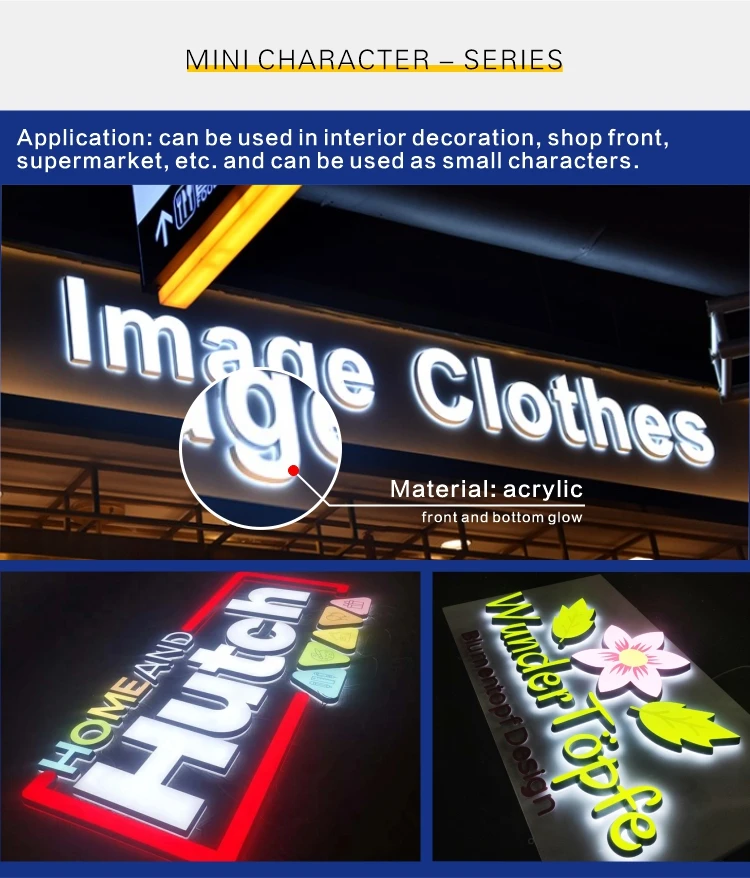 Business Sign Board logo Office Indoor Outdoor Backlit Illuminated ...