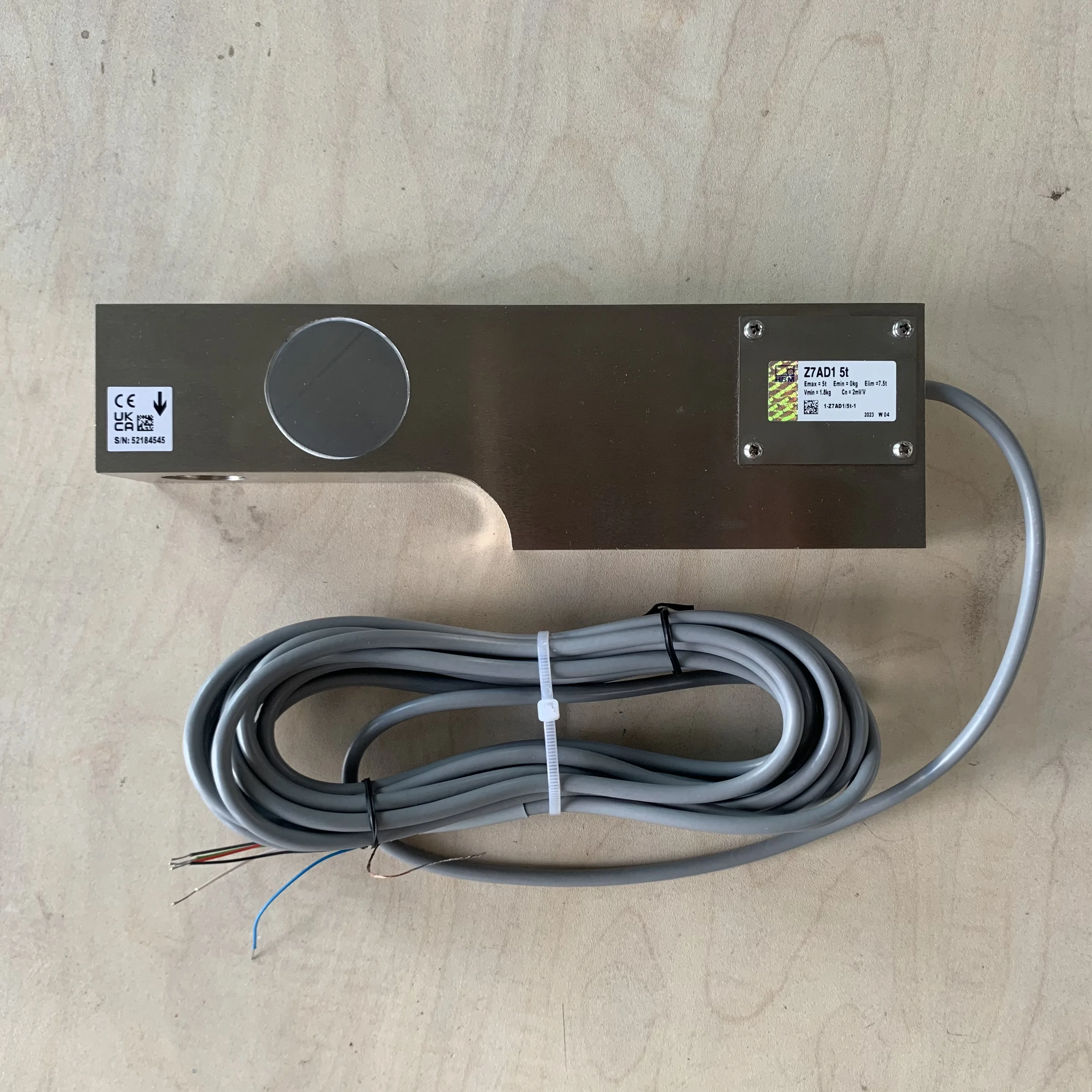 Hbm Load Cell Z7ad1-500kg/0.5t/1t/2t/5t/10t Loadcell 2mv/v Cantilever Type Weight Sensor For ...