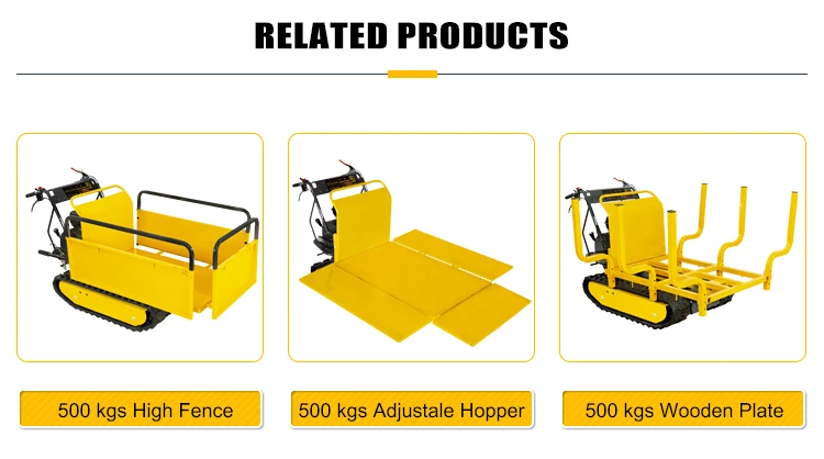 Walk-behind Crawler Mini Dump Truck Mini Dumper - Buy Garden Mini ...