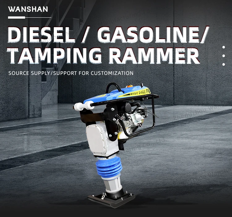 Jumping Jack Tamping Rammer Earth Electric Compactor Vibratory Soil ...