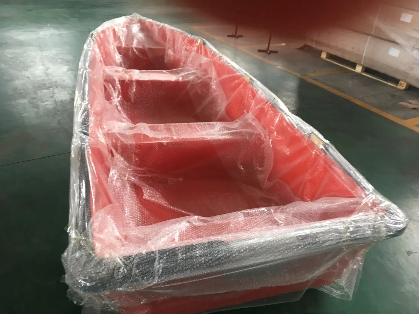 Fiberglass Offshore Fishing Boat 3 Person Family Use Rowing Boats For ...