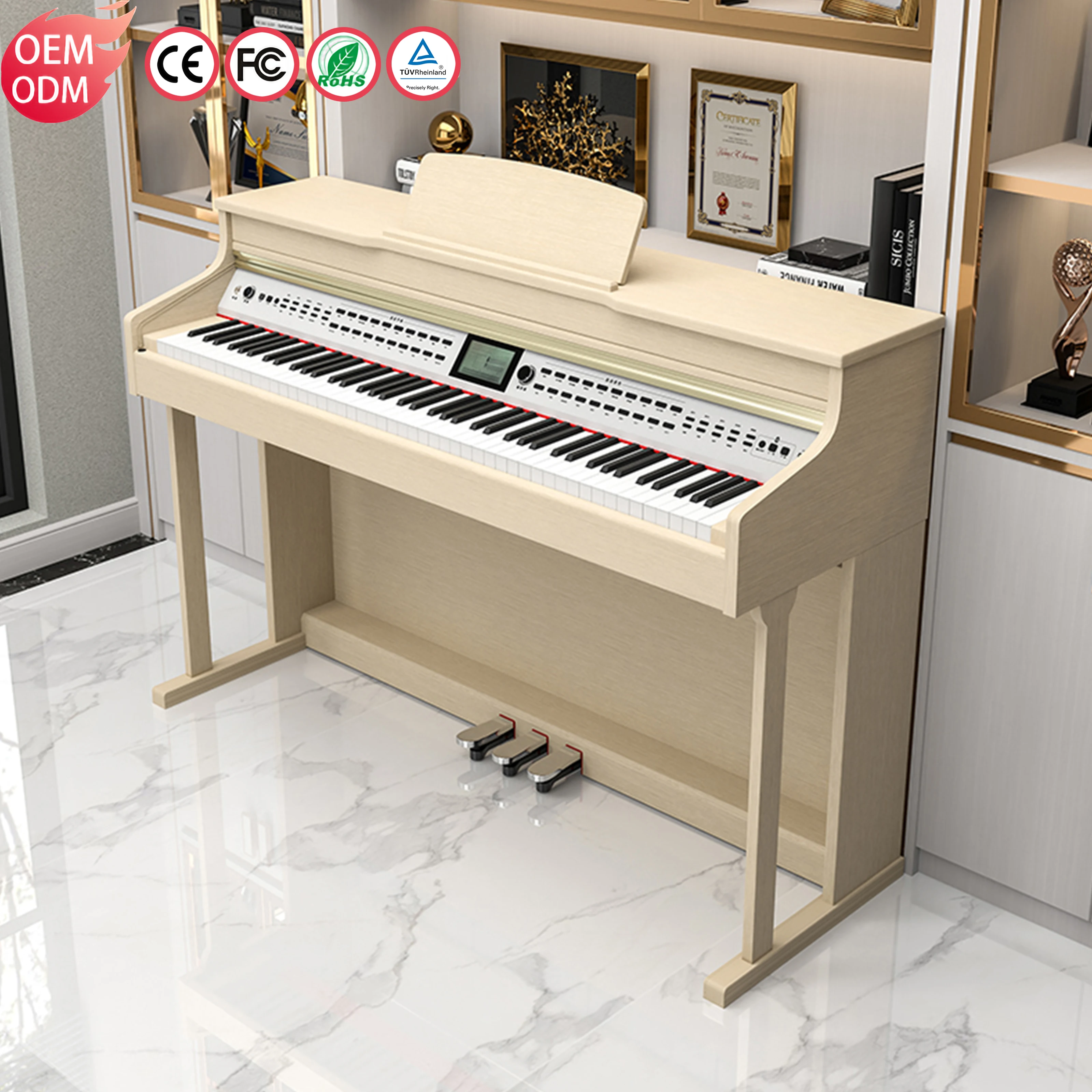 KIMFBAY Digital Upright Piano Keyboard Classical Piano Teclado De Piano ...