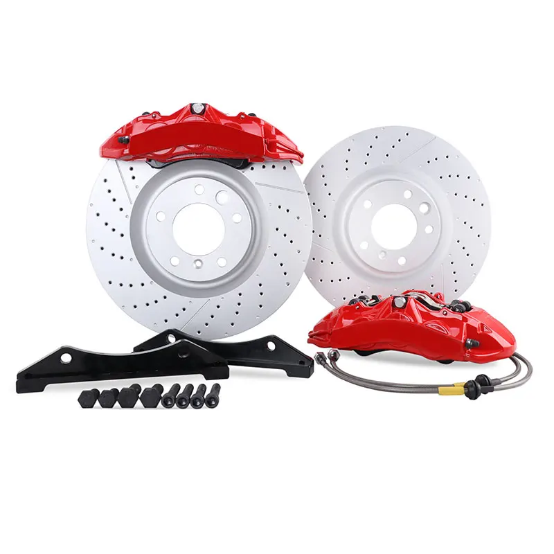 Big Brake System Upgrade Amg 4 Pot Caliper Split Disc Kit For Mercedes Benz W177 W176 W203 W204 ...