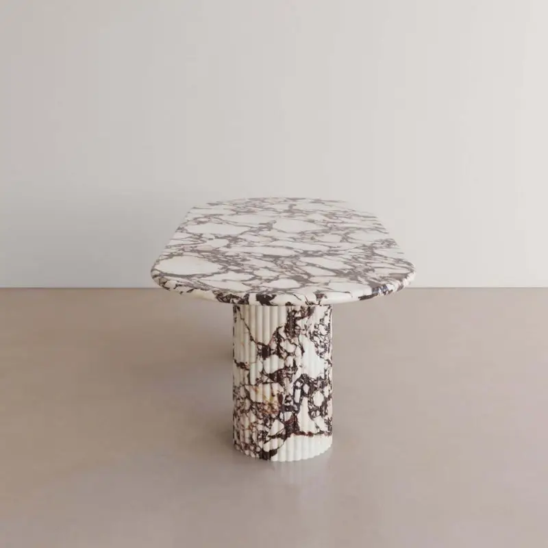 Calacatta Viola Marble Dining Table - Buy Customized Natural Stone ...