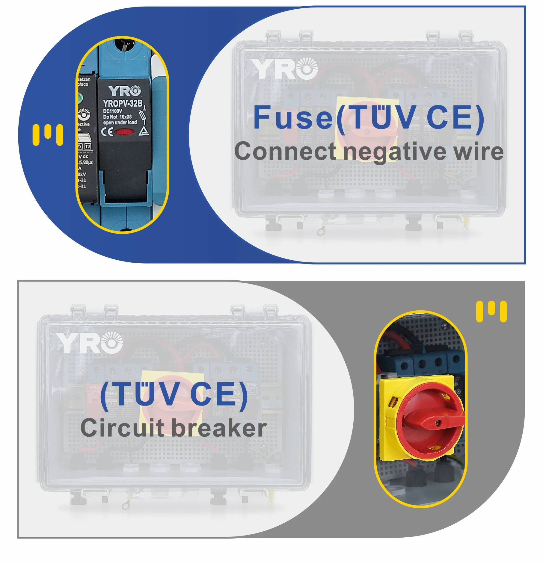 Pv Strings Dc Combiner Box 2 Input 2 Output 1000V - Safety & Efficiency