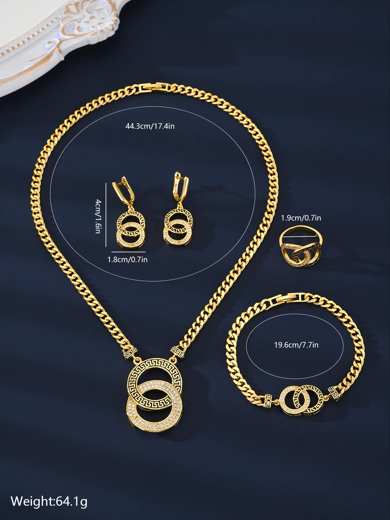 MEIZI JEWELRY Dubai Luxury Fashion Fine Jewelry Wedding Jewelry Set ...