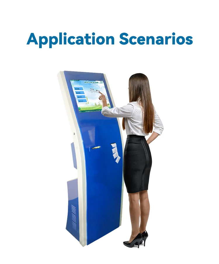 19 Inch Queue Management System Ticket Dispensing Kiosk For Bank - Buy Hospital Queue System ...
