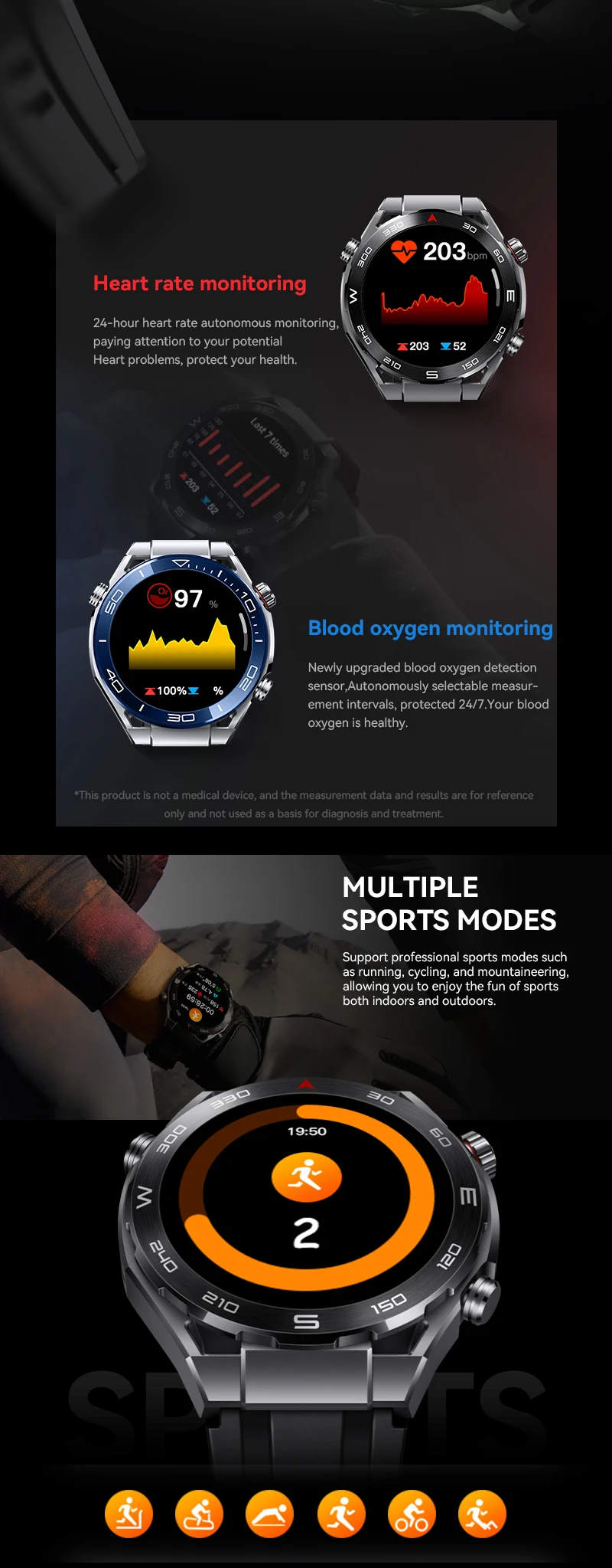 Hw5 Max Smartwatch - IP67 Waterproof with NFC & Motion Tracking