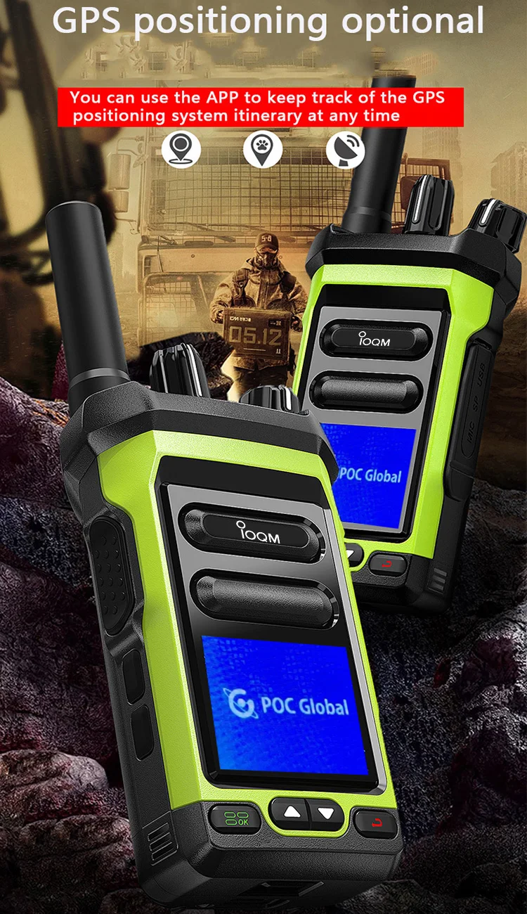 4G 5G Walkie Talkie Radio GSM WCDMA LTE POC Global 100-5000 km PTT ...