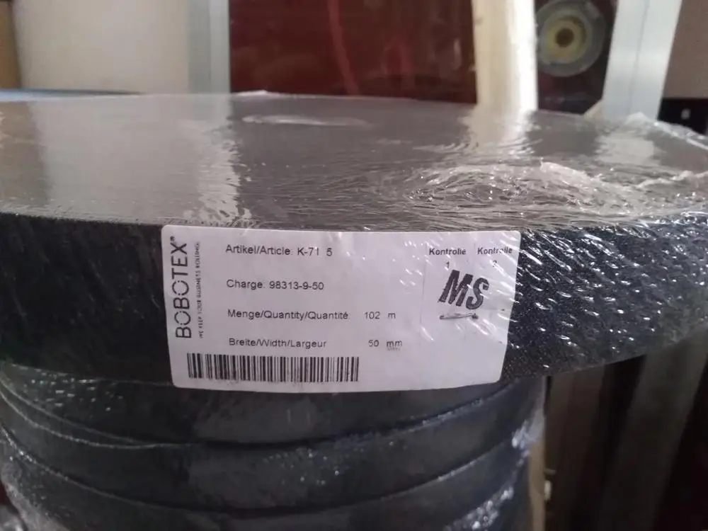 Kalr Mayer And Liba Warp Knitting Machine Bobotex Original Black Roller Covering Roller Tape ...