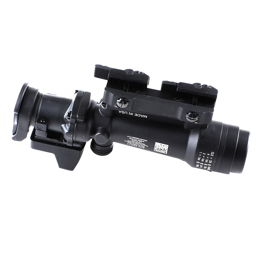 Tactical Acog 3.5x35 Prism Scope Sight Qd Quick Detach Red Fiber ...