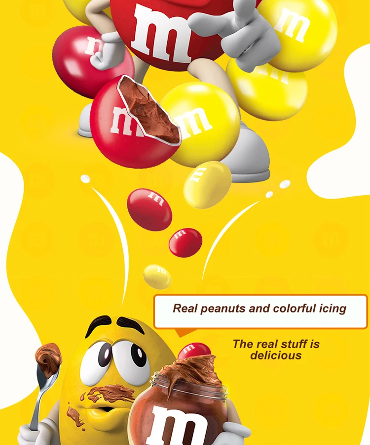 M&M Beans 100G - High Quality Chocolate Snacks for Afternoon Tea