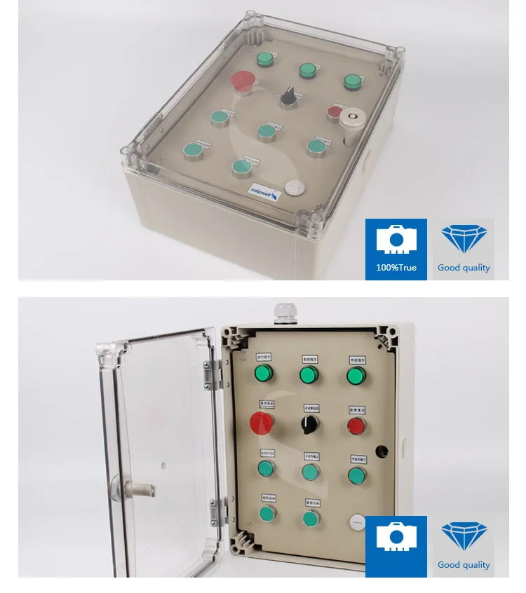 Iecex And Atex Certified Explosion-proof Plastic Emergency Switch Box ...