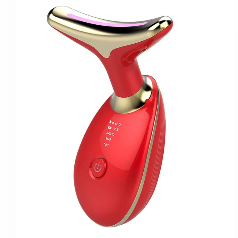 Customized Beauty Tools 7 Color Anti-aging Neck Lifting Device Ems ...