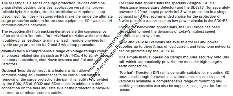 Eaton MTL SD32X Surge Protection Devices - Reliable & Efficient