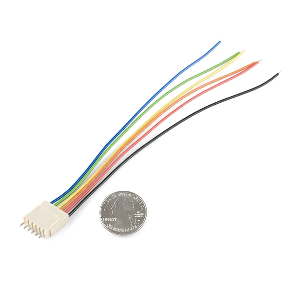 Molex 2510 6-Pin Connector Jumper Cable Assembly - 15CM, 6 Wire, 2.54mm ...