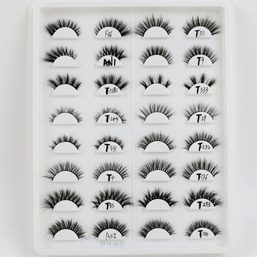 Eyelashes Fluffy 8d Faux Mink Lashes With Customized Packaging Donuts ...