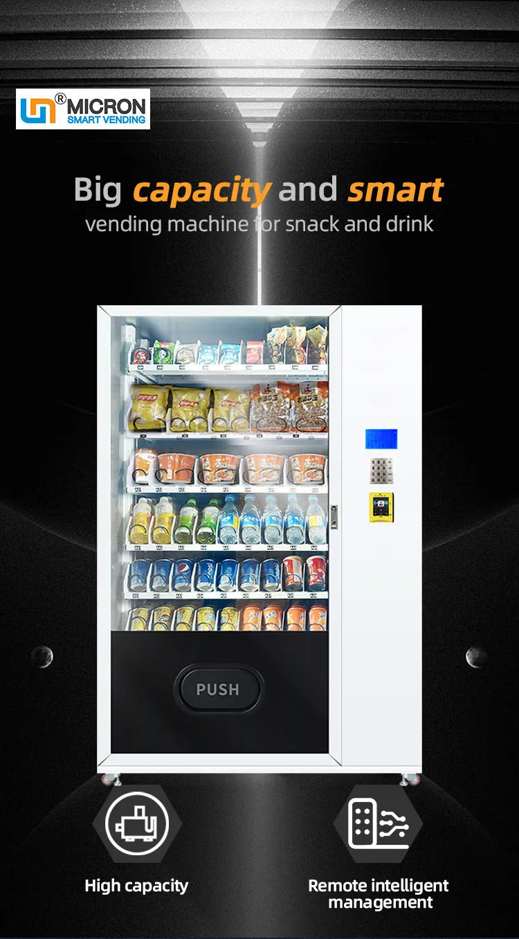 Refrigerated Vending Machine with Keypad Snack Food Beverages Colds ...