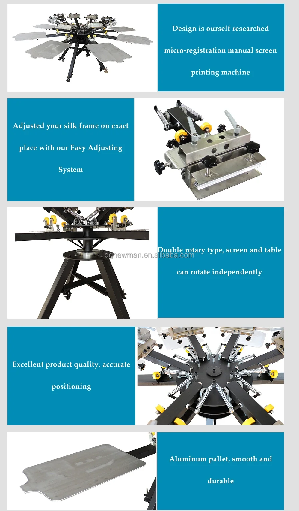 8 Color Silk Screen Printing Machine - Ruida NS808-MR15A