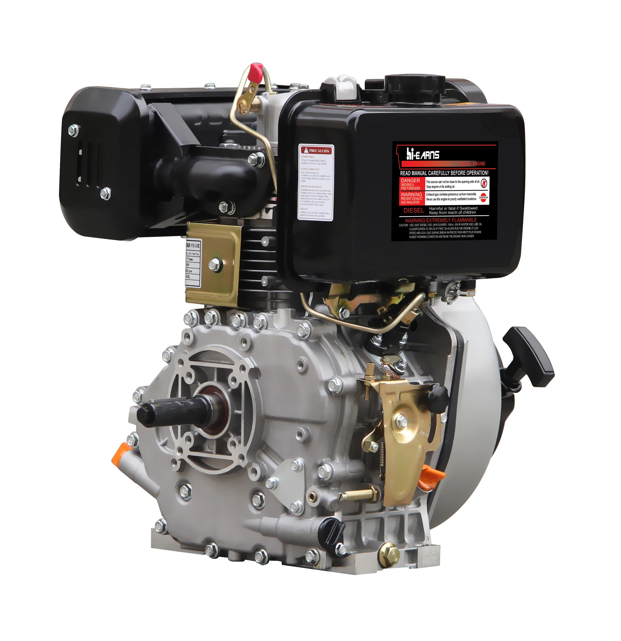 Hiearns 13hp Diesel Small Engine 192 Single Cylinder Diesel Engine For ...