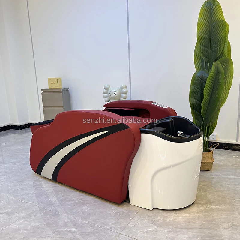 Professional Hair Washing Massage Table Shampoo Bowl Bed Spa Heated ...