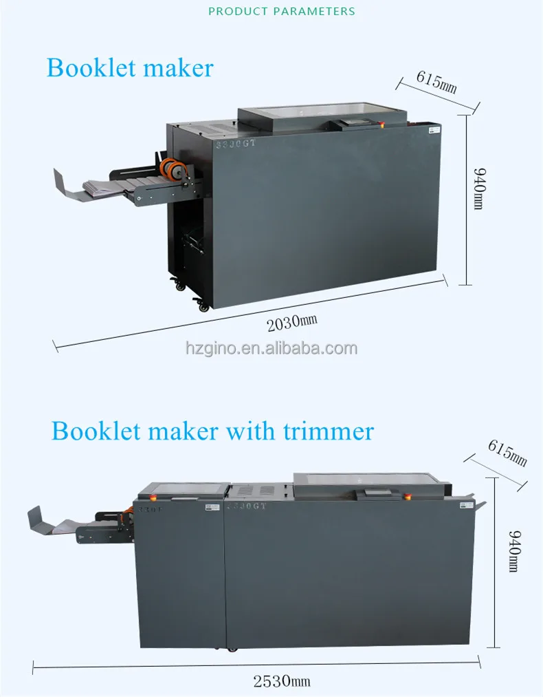 3300GT Automatic Booklet Making Machine - Big Format 600*330mm