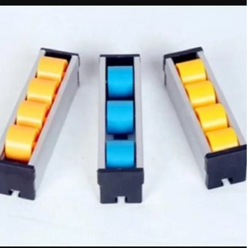 Industrial Placon Gravity Flow Rail Conveyor Pc Roller Track For 28mm ...