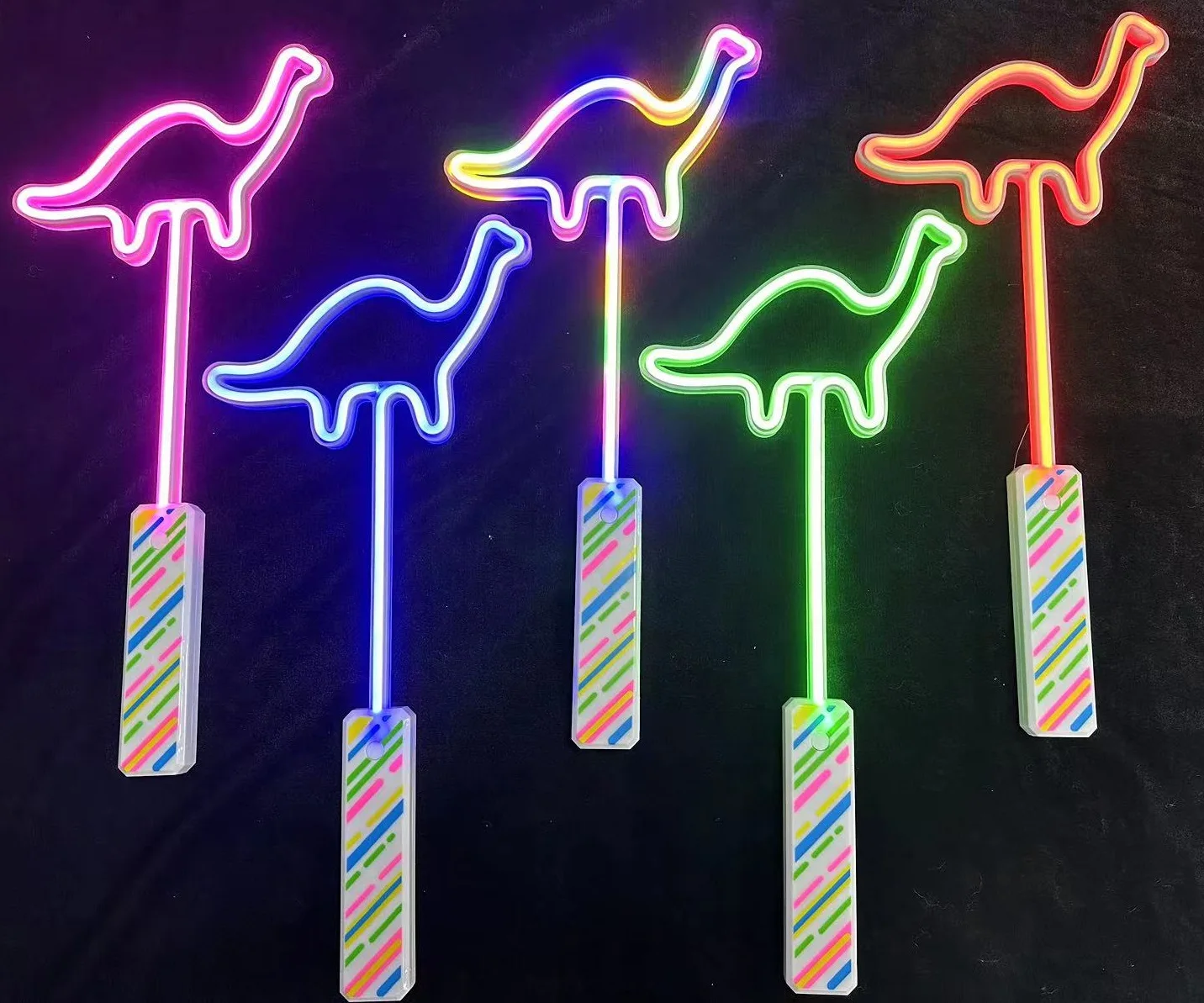 Neon Light Up Dinosaur Wand Toy for Kids| Alibaba.com