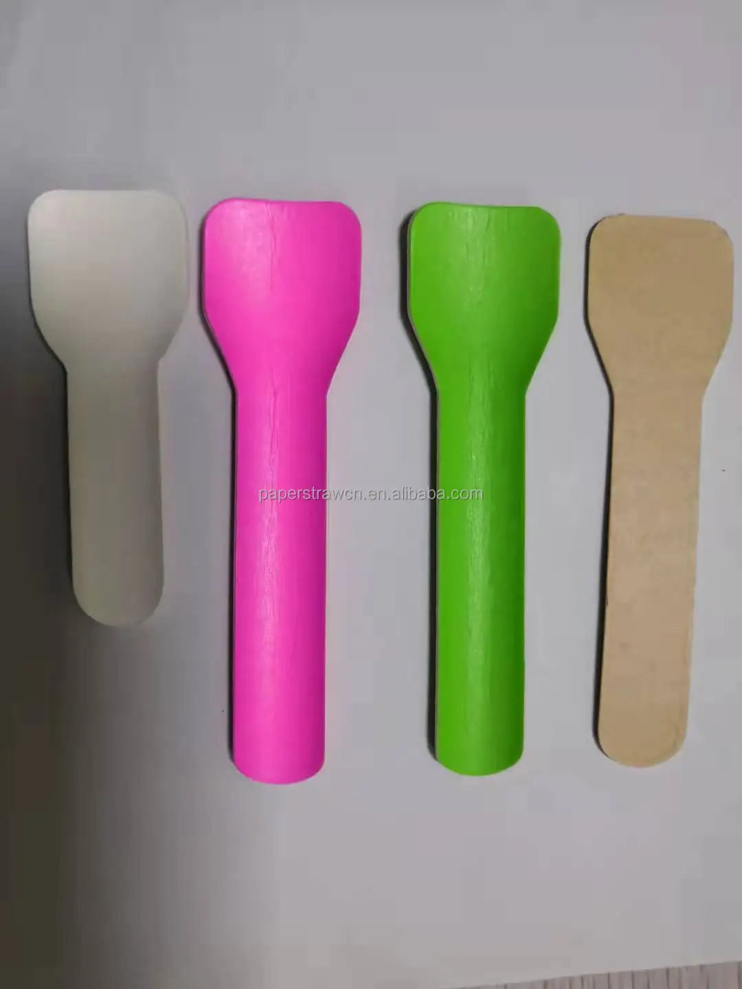 Mini Disposable Paper Spatulas - Perfect for Party Desserts