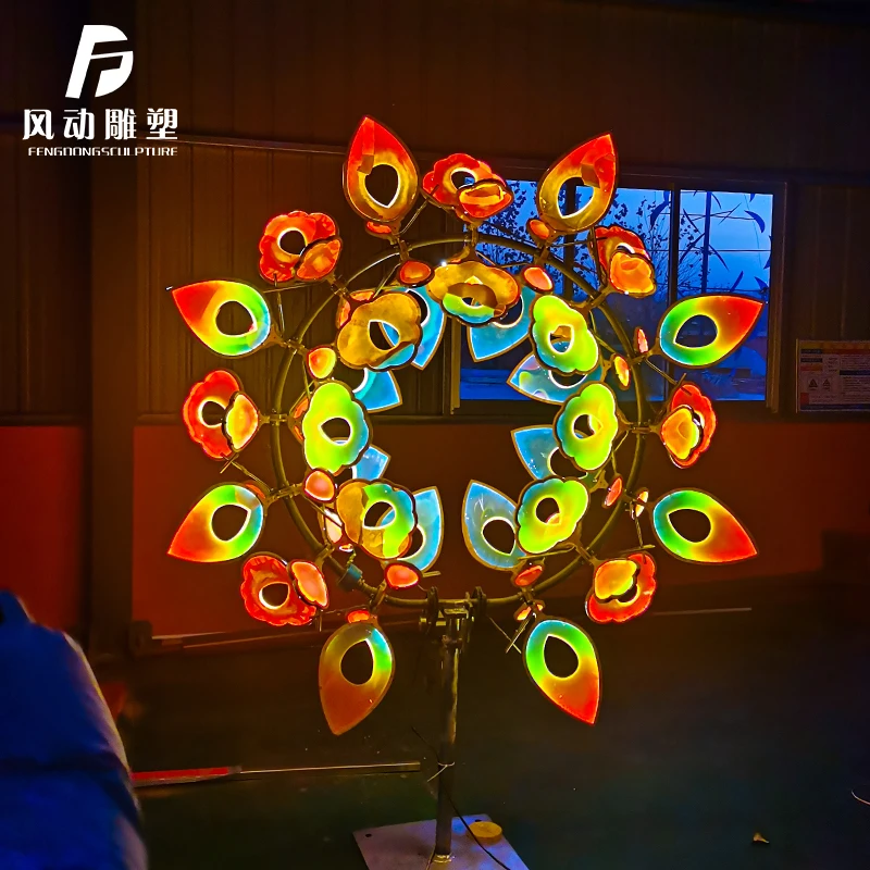 Zen Garden Spinner Kinetic Wind Sculpture Magic Metal Kinetic Sculpture ...