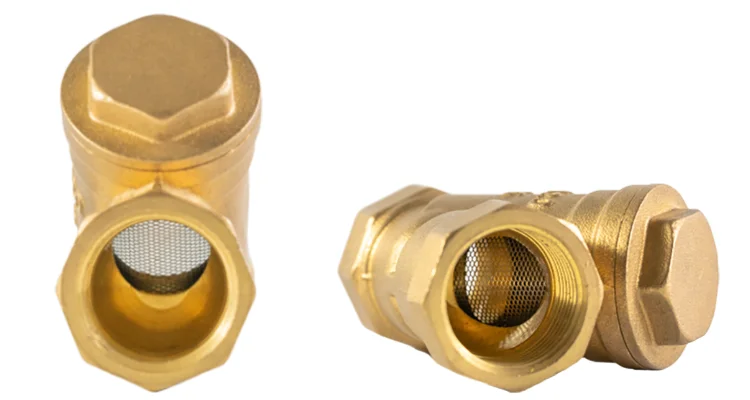 1/2"inch To 1"inch Brass Y Type Strainer Check Valve Strainer With ...