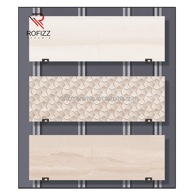 Rustic Metal Glaze Ceramic Tile Wave Mold Customized Matt Wall Tile ...