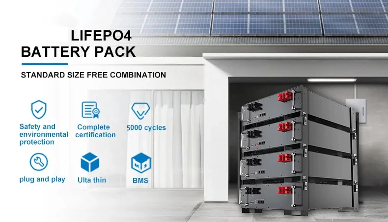800ah 50kw Home Lithium Battery Pack - 51.2V Solar System